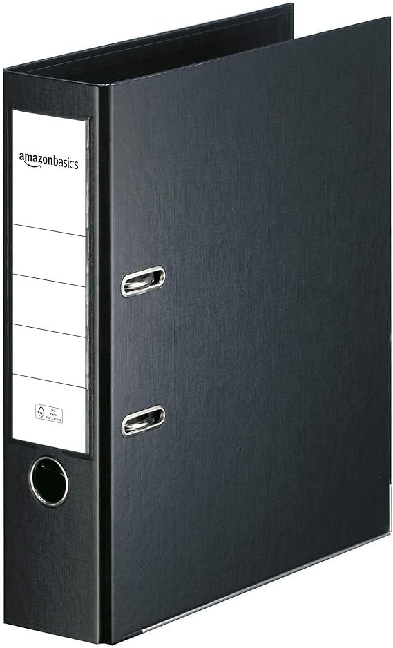 AmazonBasics Lever Arch File - PP Cover, Spine Pocket, FSC Certified ...