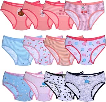 Closecret Roupa íntima infantil de algodão macio para bebês meninas ...