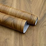 WESTICK Wood Grain Contact Paper for Countertops Waterproof Brown Wood ...