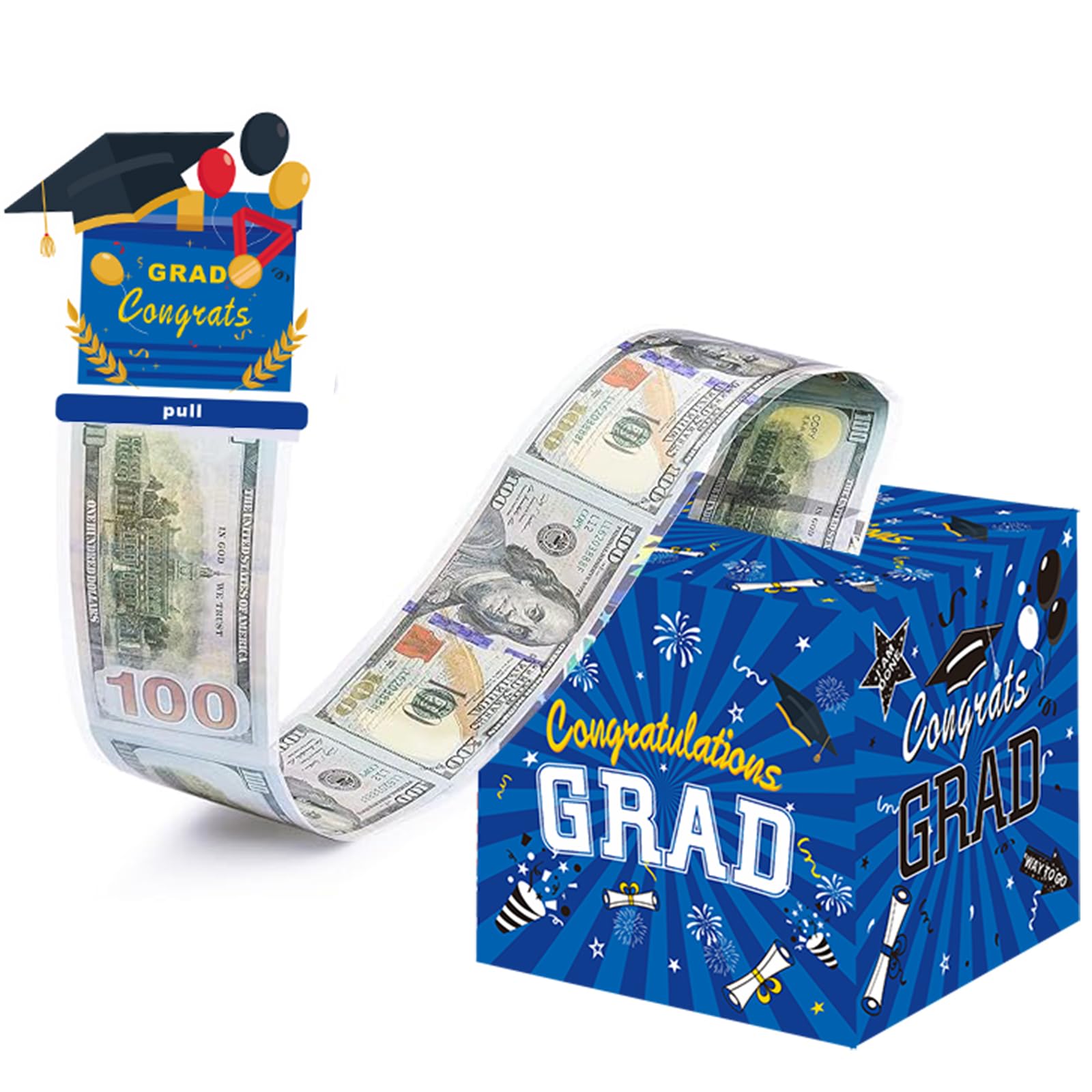Sbrvaniy 2025 Graduation Money Box for Cash Gift Pull, Graduation Gifts for Women Men,Funny ...