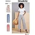Amazon.com: Simplicity Pattern S8841 Misses' Wide or Slim Leg Pull-on ...
