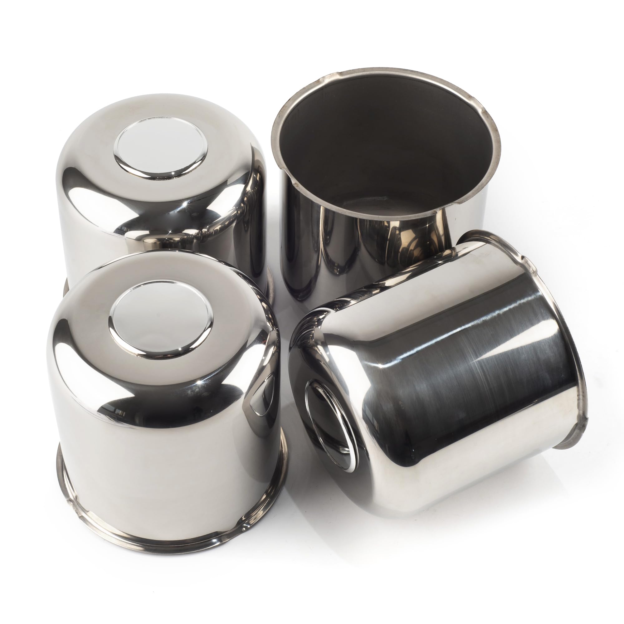 Rheedal 4Pcs 5.15inch Stainless Trailer Wheel Center Caps Push Through ...