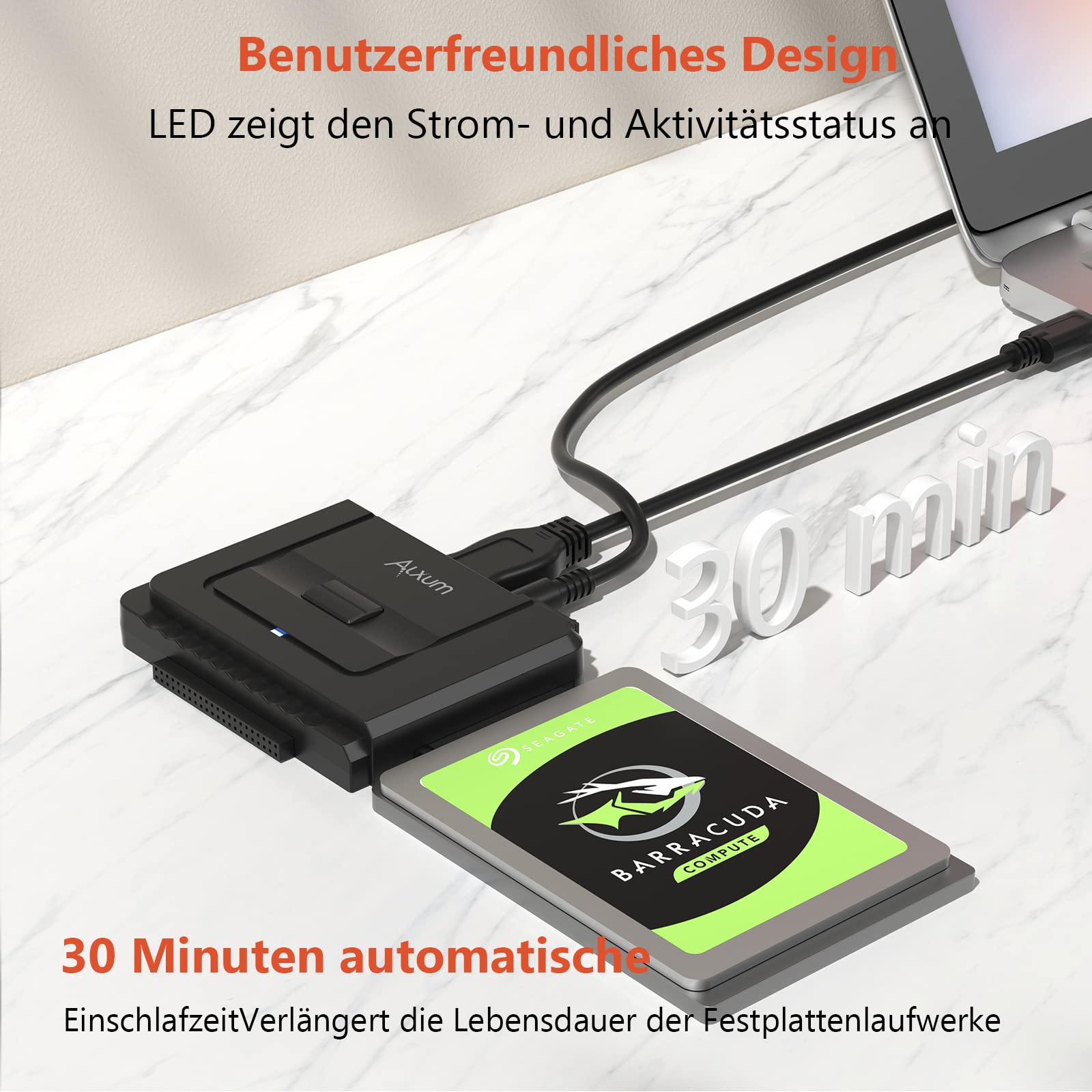 Mua Alxum IDE SATA Adapter, USB 3.0 IDE Hard Drive Adapter with Power ...