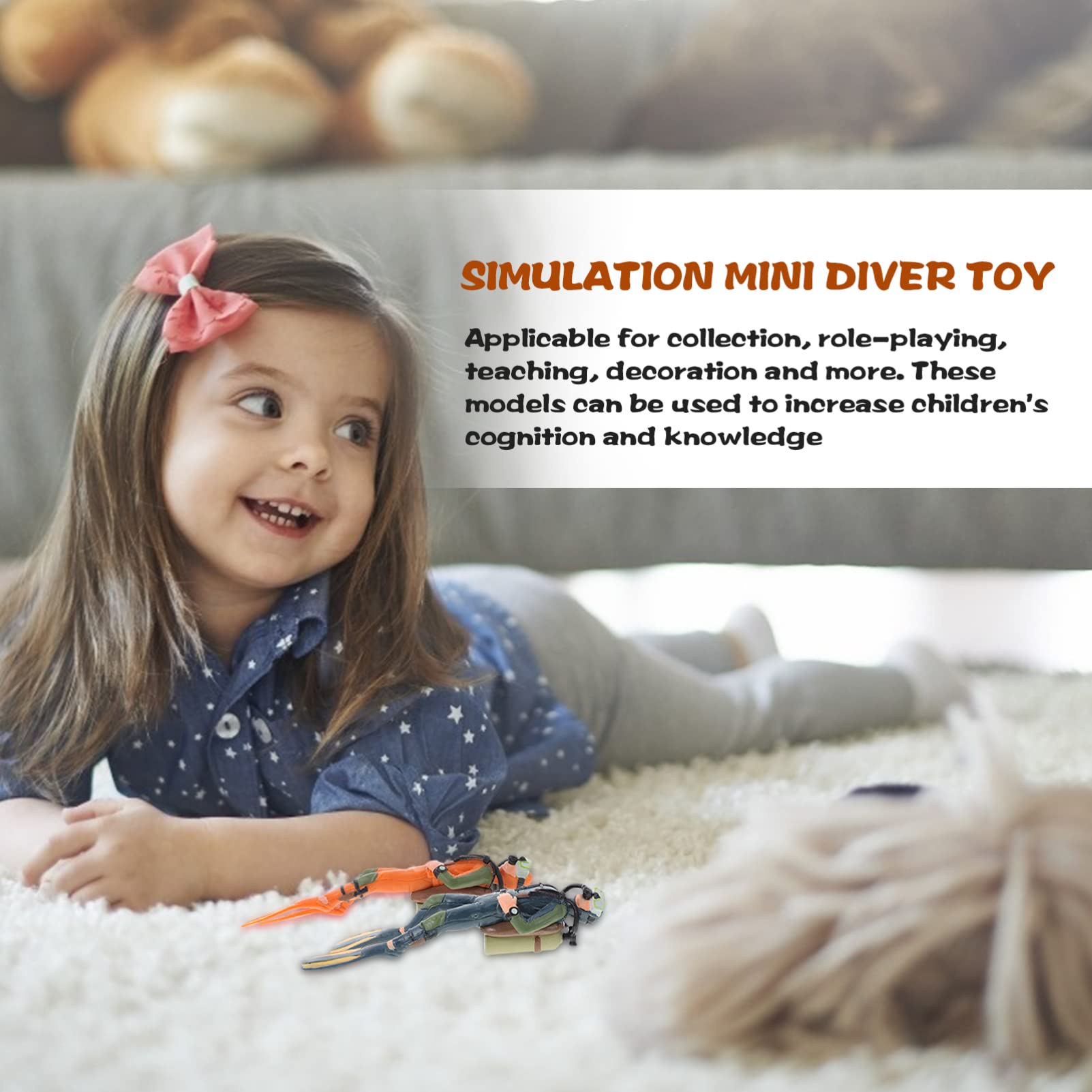 Mua Toyvian 3pcs Mini Deep Sea Diver Figurines - Tiny Submarine Figures ...