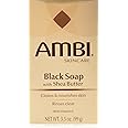 Amazon.com : Ambi Skincare Black Soap with Shea Butter, 3.5 Oz (Pack of ...
