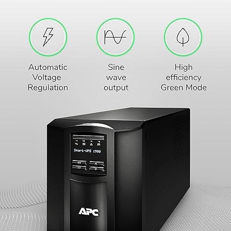 Mua APC 1500VA Smart UPS with SmartConnect, SMT1500C Sinewave UPS Battery Backup, AVR, 120V ...