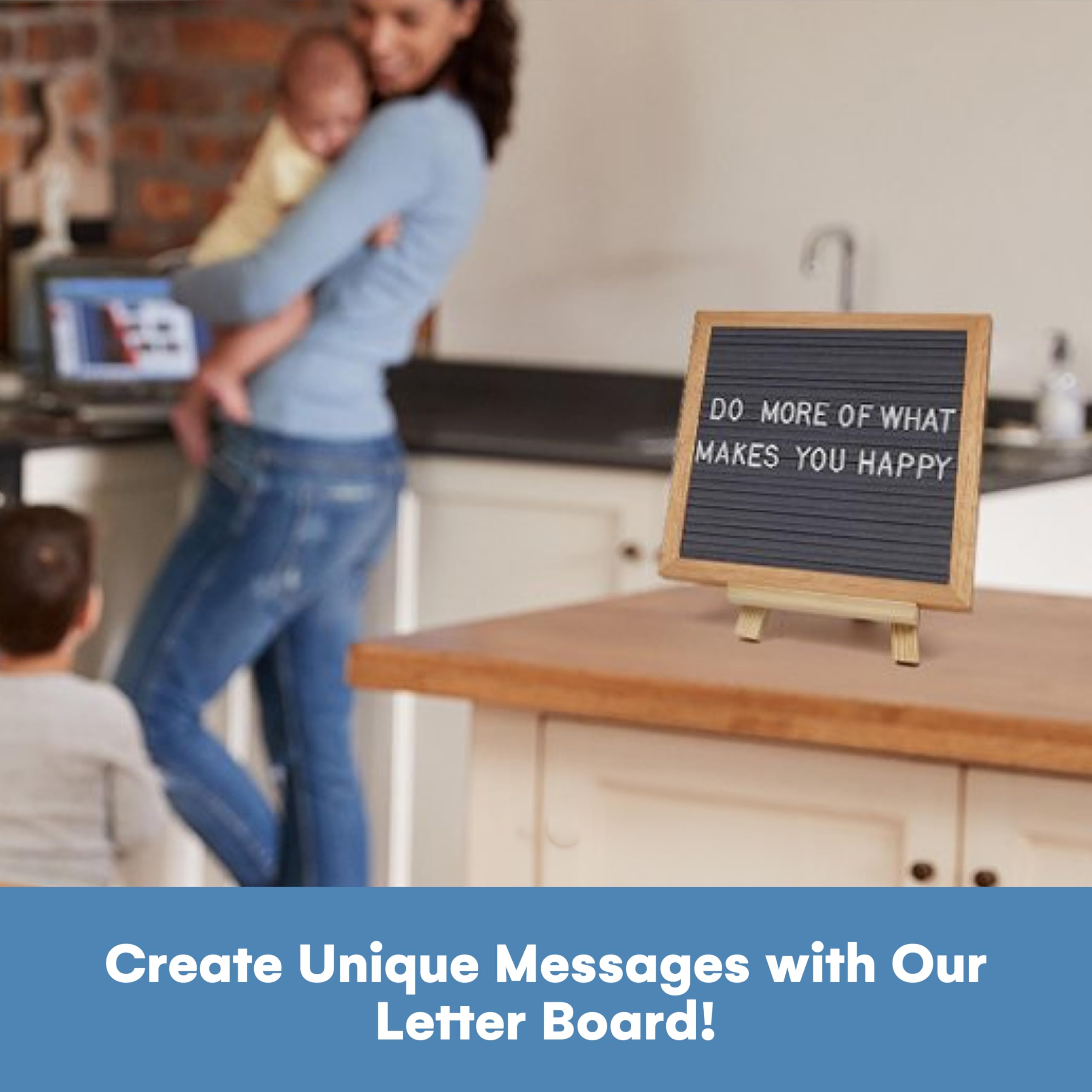 Mua flybold Felt Letter Board - Baby Announcement Sign Board - Message ...