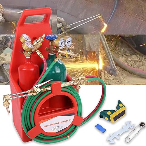 BENBOR Oxygen Acetylene Torch Kit,Portable Oxyacetylene Torches with ...