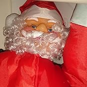 SOL60 NEW 60cm Santa Climbing Rope Ladder Outdoor Christmas Garden ...