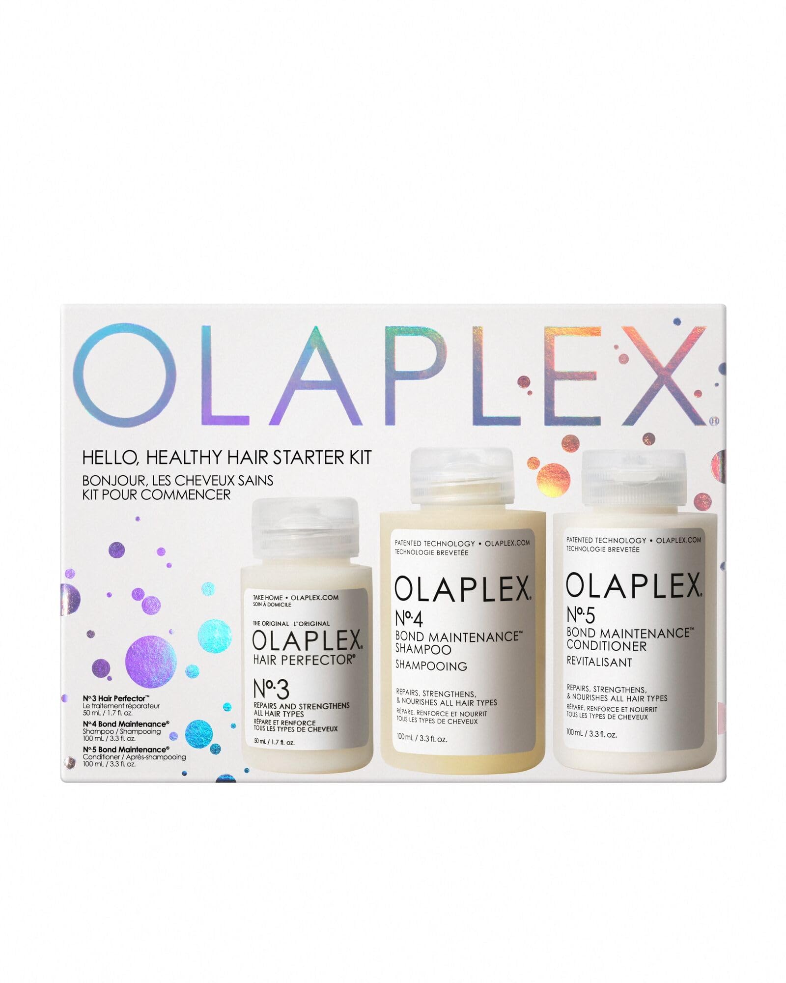 Olaplex Hello Healthy Hair Starter Kit: No. 3, 4, 5, Shampoo ...