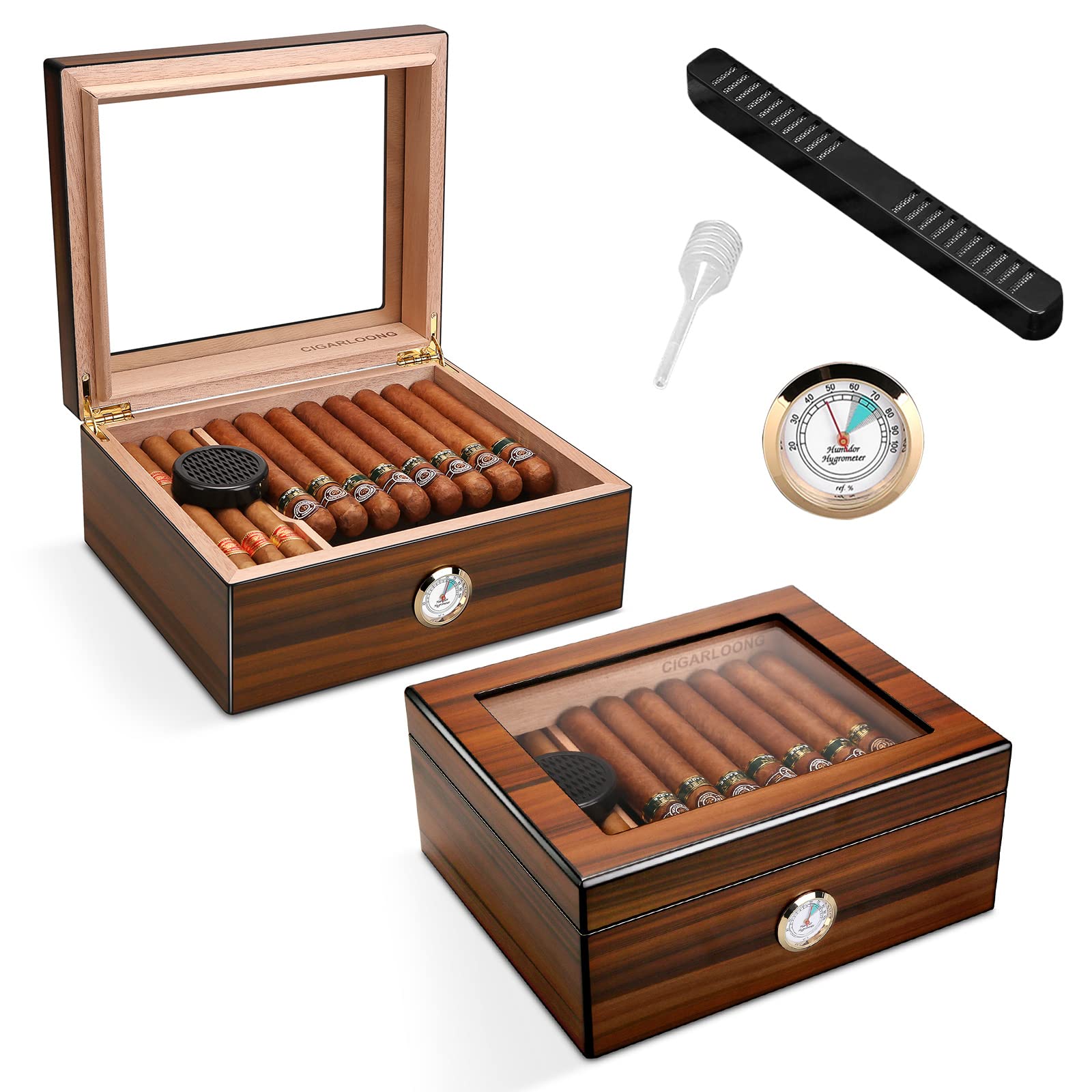 Mua Cigar Humidors Spanish Cedar Holds 30-50 Humidor Cigar Box with ...
