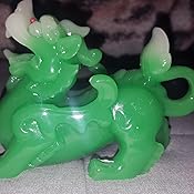 Amazon.com: Feng Shui Wealth Prosperity Green Pi Xiu/Pi Yao Statue Car ...