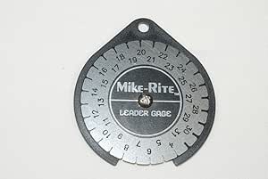 Amazon.com : Mike-Rite Leader Gauge : Fishing Leaders : Everything Else