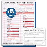 Amazon.com : 30-Pack Annual Vehicle Inspection Report Form, 3-Ply ...
