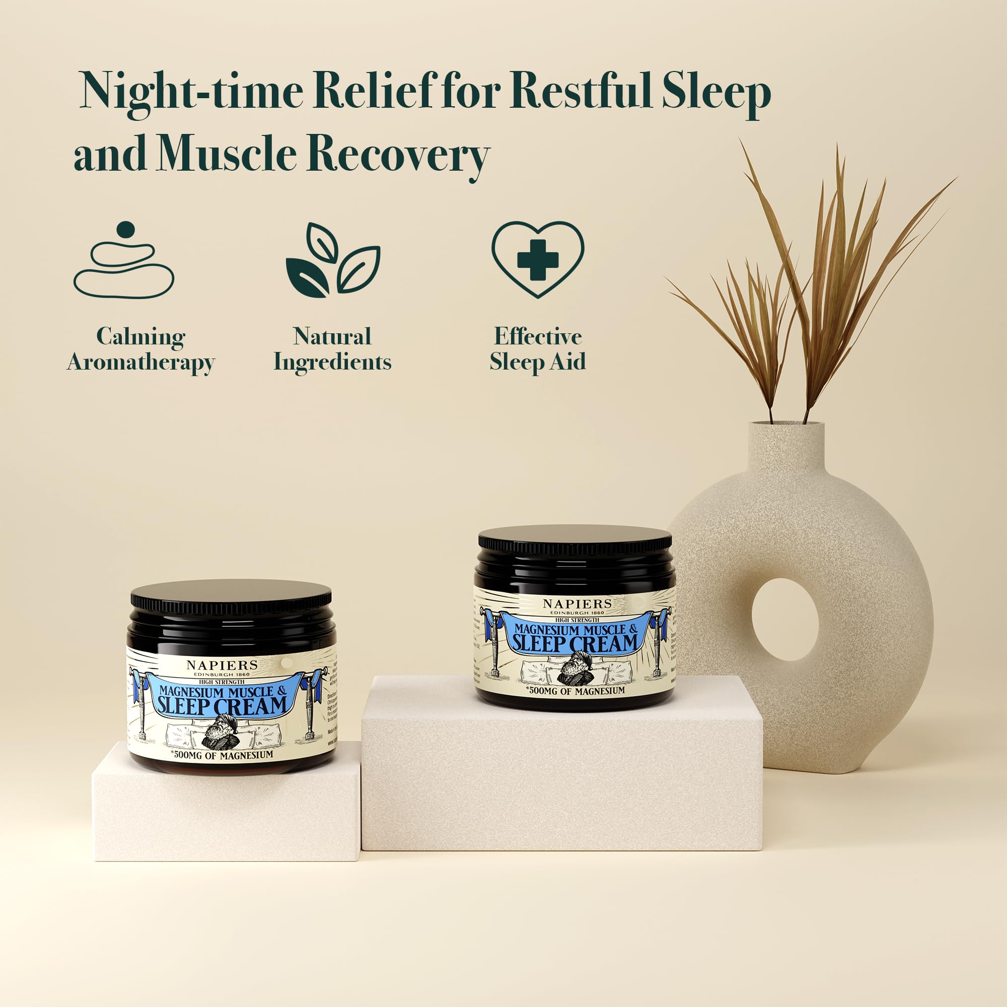 HIGH-STRENGTH MAGNESIUM MUSCLE & Sleep Cream - 500mg Zechstein ...