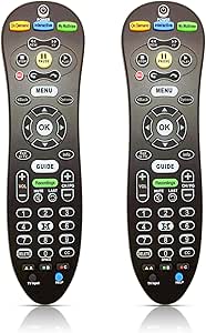 Universal Remote Control Compatible with U-Verse Receiver – 2-Pack S30 ...