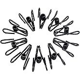 Amazon.com: 30 Pcs 2 Inch Yellow Chip Clips, PVC Coating High ...