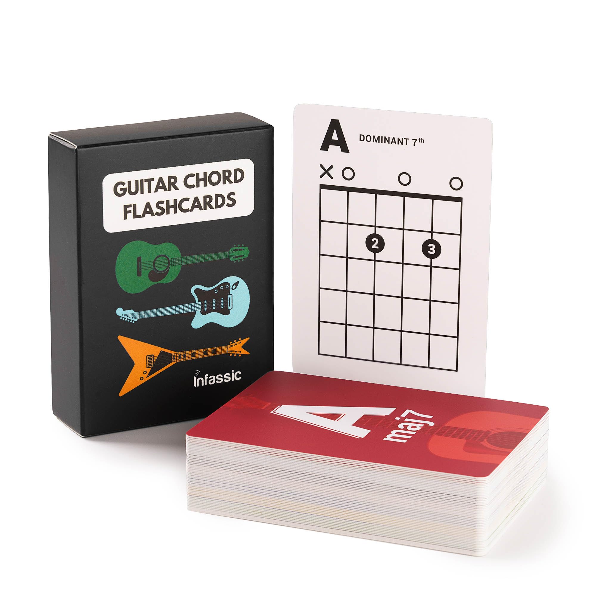 Mua Guitar Chord Flash Cards - Acoustic & Electric Guitar Learning ...