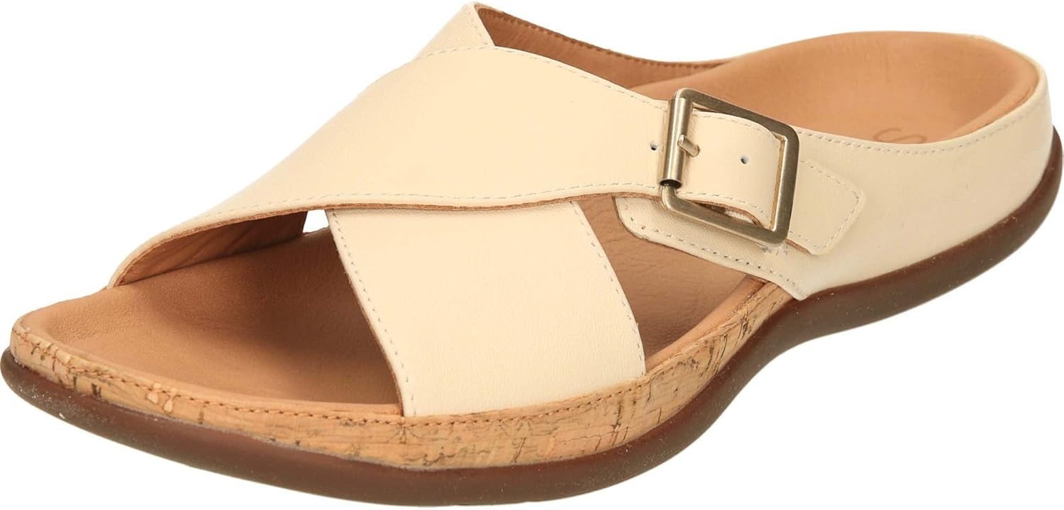 Strive Footwear Maria Buckle Sandal Soft Leather Crossover Stylish ...