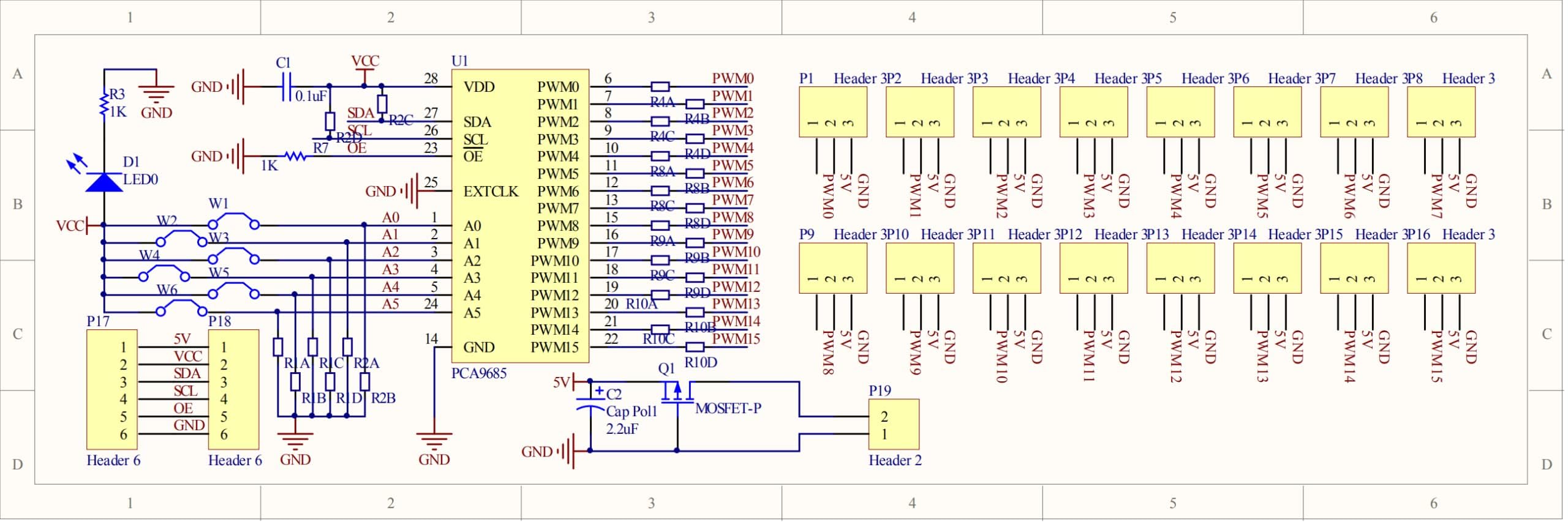 Mua Teyleten Robot PCA9685 16 Channel 12 bit PWM Servo Motor Driver I2C ...