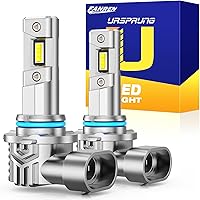 FAHREN 9005/HB3 High Beam 9006/HB4 Low Beam LED Headlight Bulbs Combo, 52000 Lumens 700% Super ...