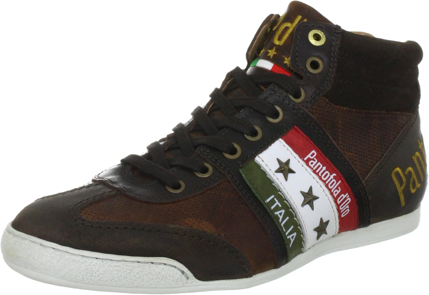 Pantofola d'Oro Ascoli Piceno Mid 06040495.IQU, Sneaker Uomo, Marrone ...