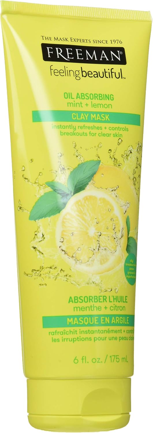 Freeman Feeling Beautiful Mint and Lemon Clay Mask 175 millilitres ...