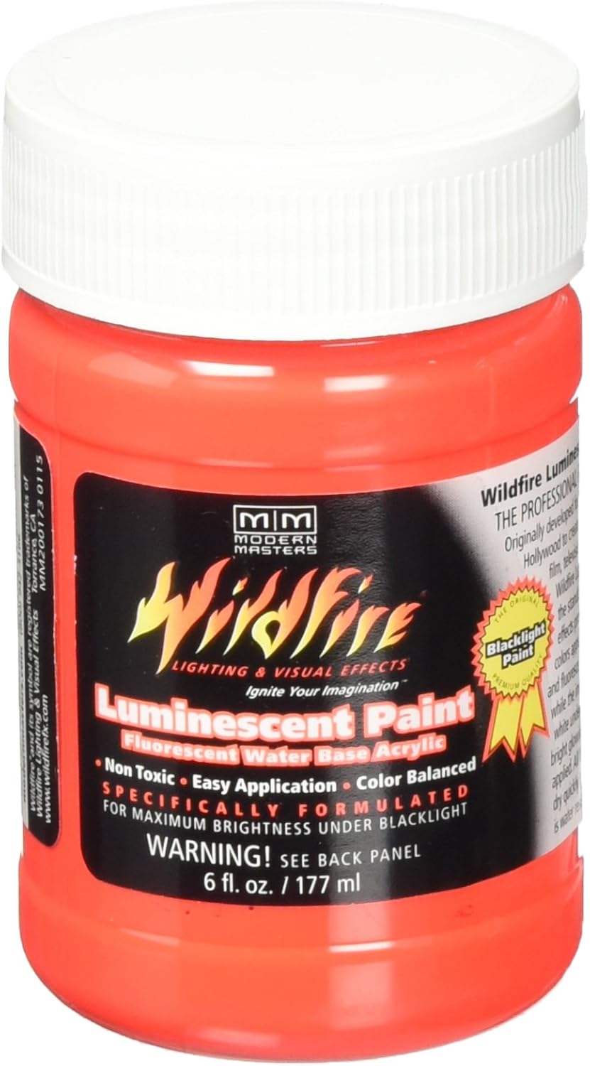Modern 145425 14106 WF-141 Wildfire UV Sensitive Bright Red Fluorescent ...