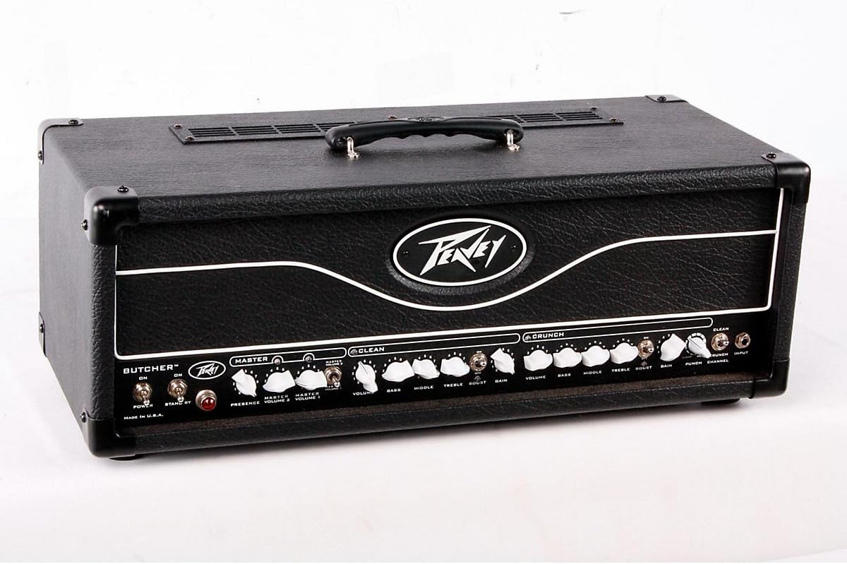 Peavey Butcher 100W Tube Guitar Amp Head Black 888365177854: Amazon.co ...