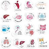 Amazon.com: 400 Pcs Nursing Stickers Funny Pun Nurse Stickers Medical ...