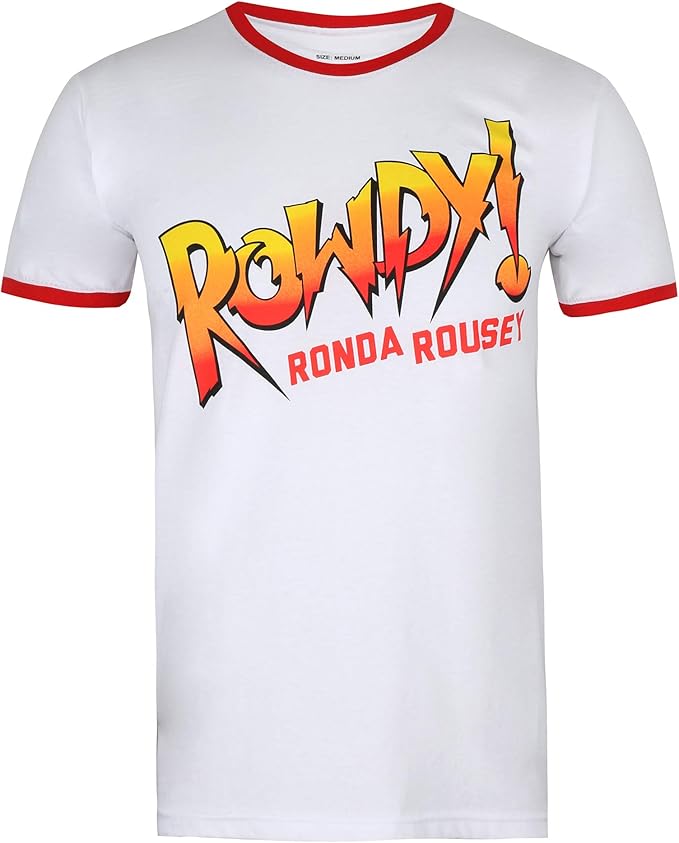 WWE Men's Rowdy T-Shirt: Amazon.co.uk: Clothing