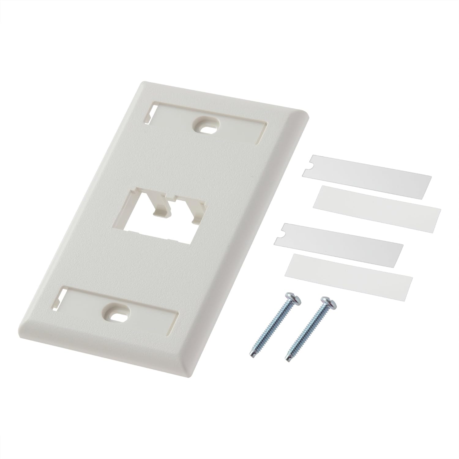 Amazon.com: Panduit CFPL2IWY 1-Gang 2-Port Faceplate, Off White ...