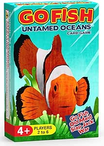 Amazon.com: Go Fish Untamed Oceans Card Game for Kids | Ages 4-8 | Play ...