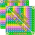 Amazon.com: YGC LAOMI 12X12 Multiplication Chart and Math 1-12 Addition ...