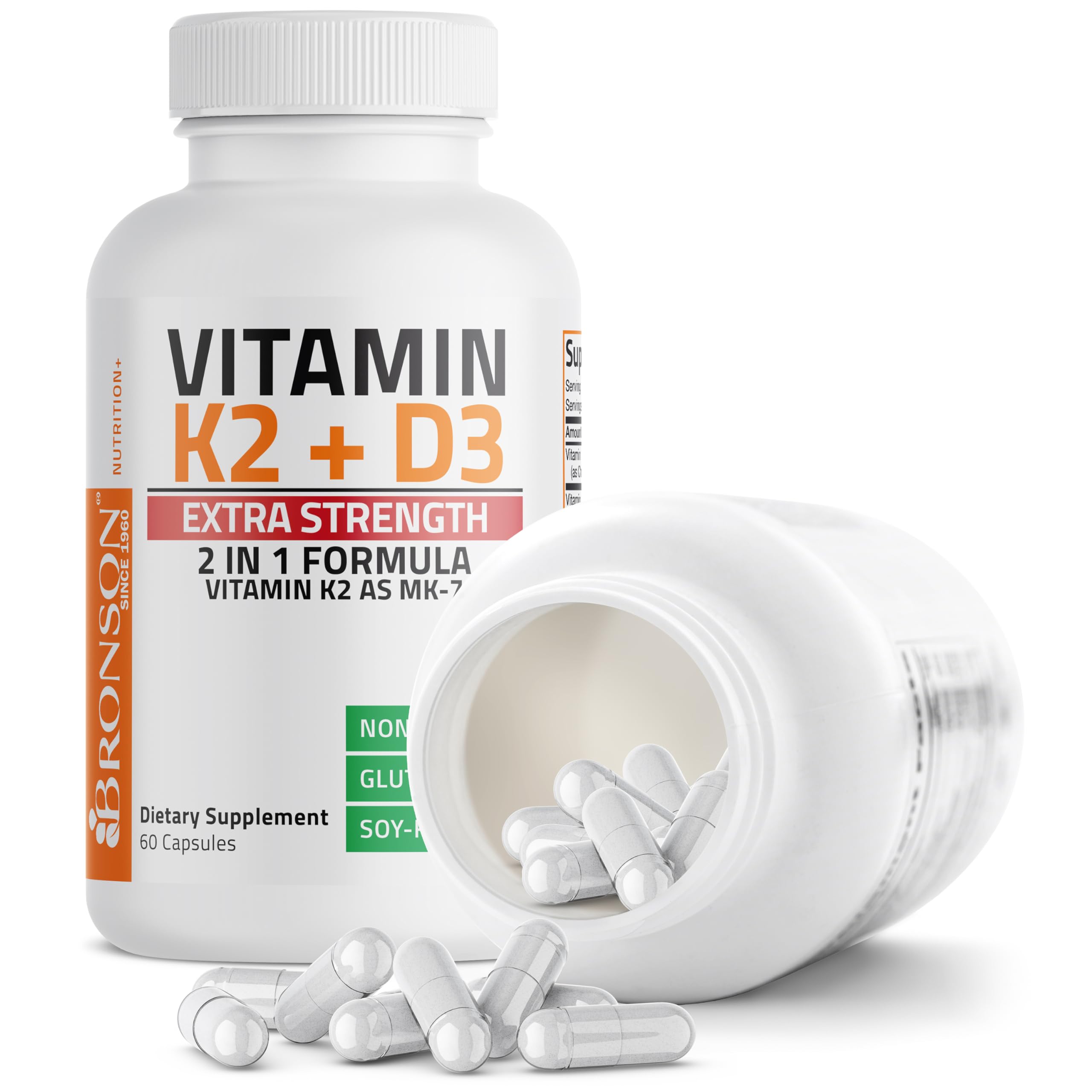 Mua Bronson Vitamin K2 (MK7) with D3 Extra Strength Supplement Bone ...