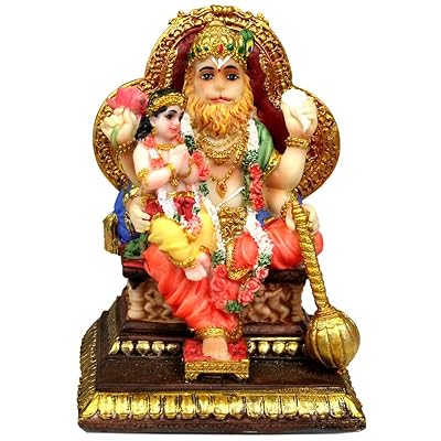 Buy Krishna Culture Narasimhadeva Nrisinghadeva with Prahlad 5" Statue ...