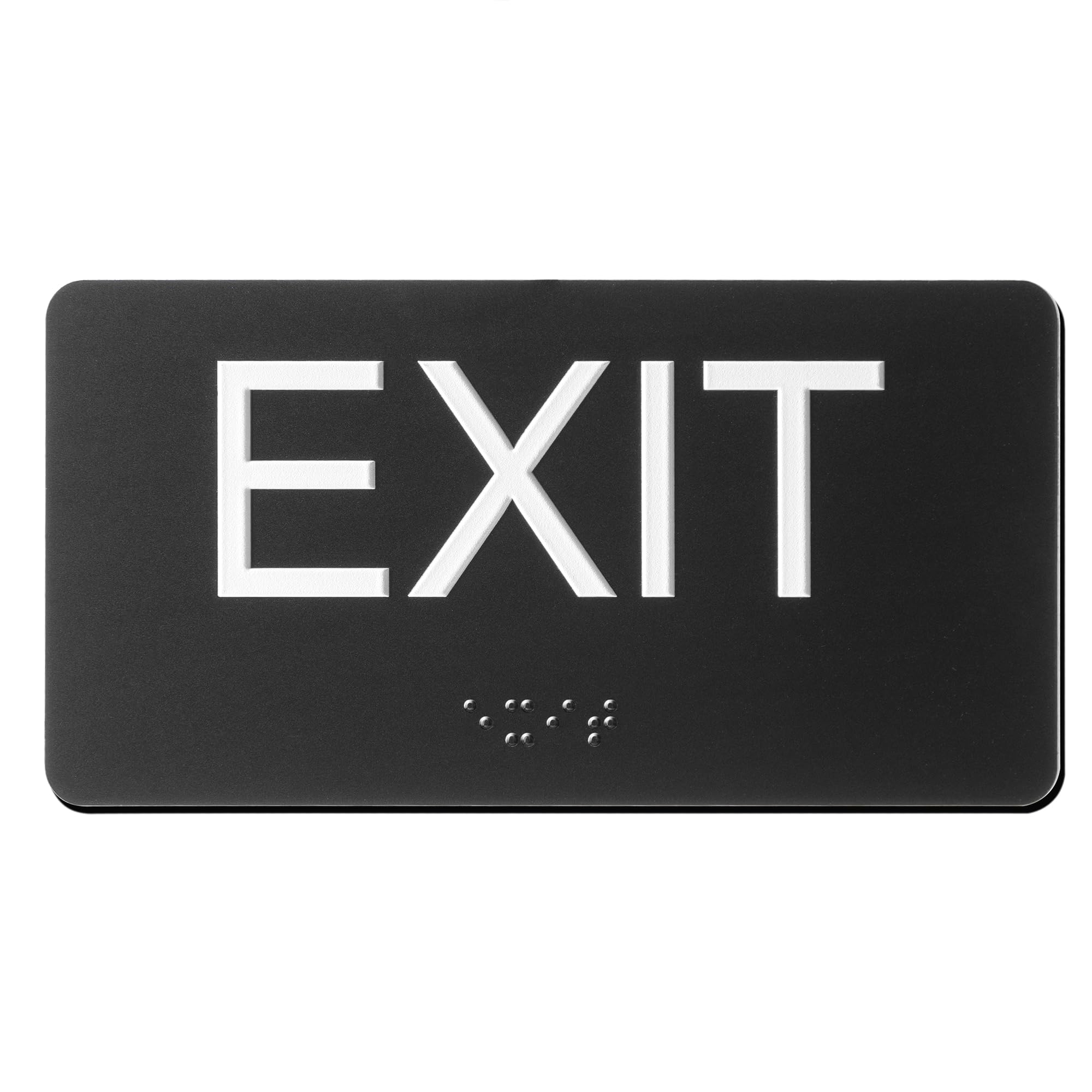 Exit Sign - ADA Compliant Exit Signs With Braille and Raised Letters ...