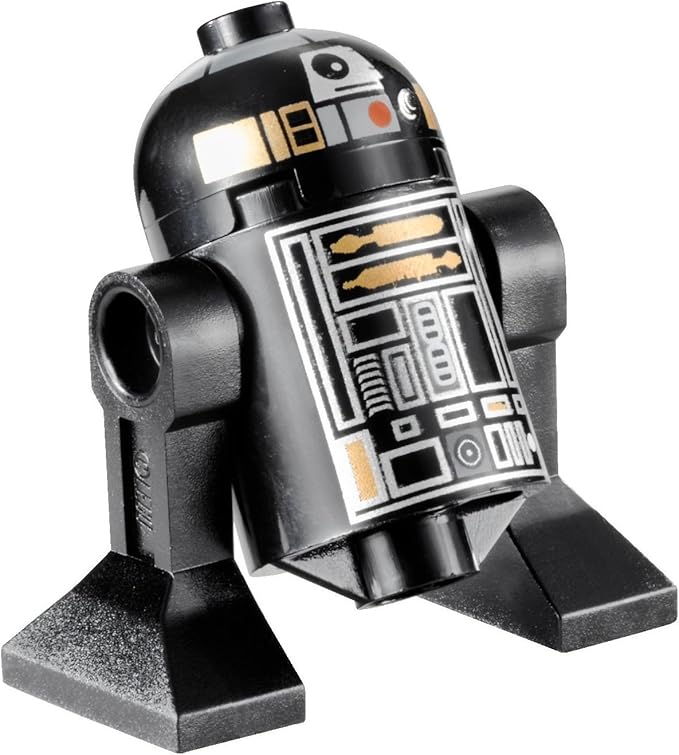 LEGO Star Wars: R2-Q5 Astromech Droid (Black) Minifigure: Amazon.co.uk ...