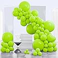 Amazon.com: PartyWoo Lime Green Balloons, 140 pcs Lime Balloons Different Sizes Pack of 18 Inch ...