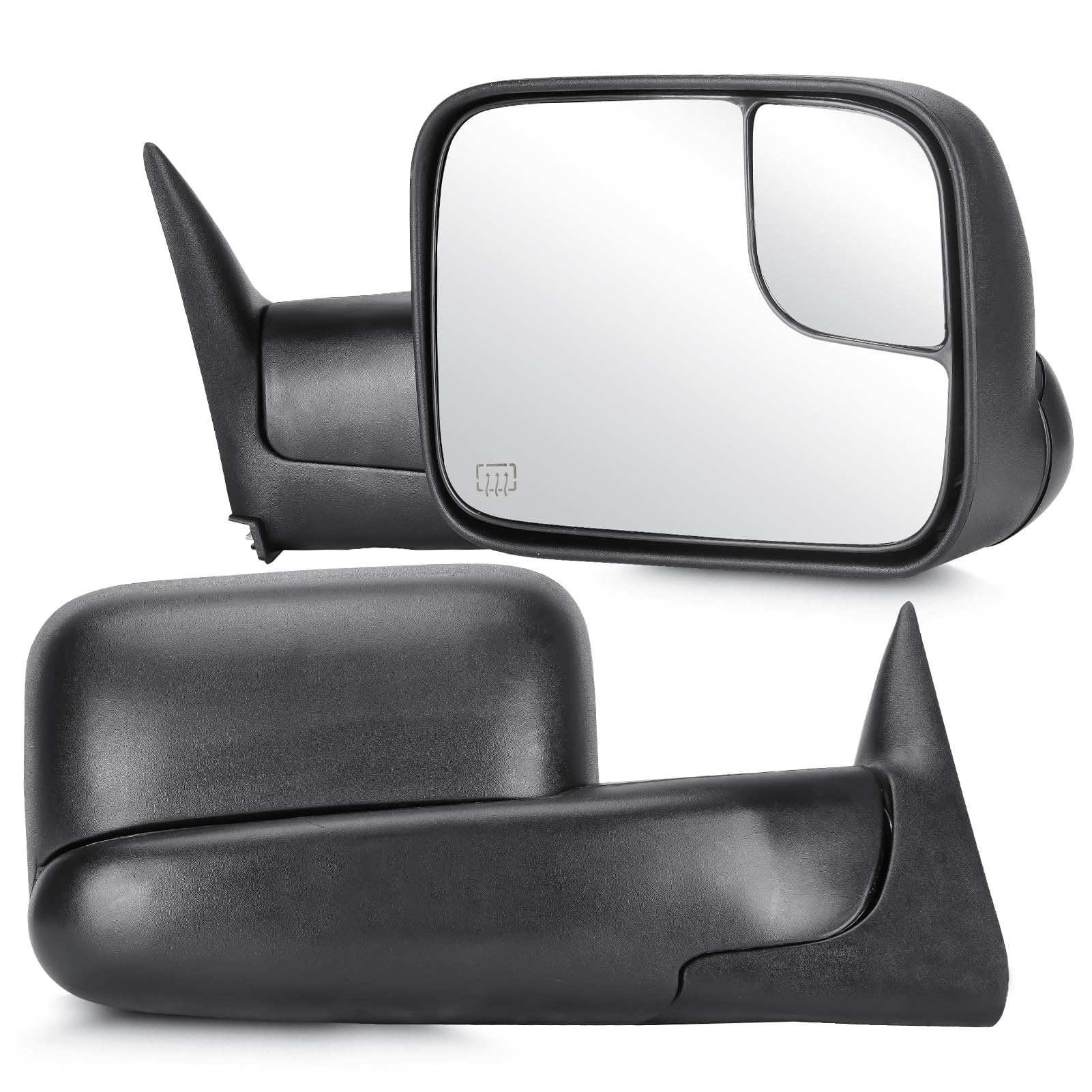 Youxmoto Towing Mirrors Fits 98-01 For Dodge Ram 1500 2500 3500 Pickup ...