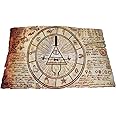 Amazon.com: Gravity falls Bill Cipher Magic Summoning Scroll Brown ...