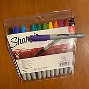 Sharpie Ultra-Fine-Point Permanent Markers, 24-Pack Colored Markers ...