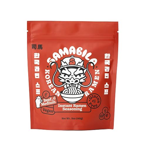 SAMABILA Korean Beef Instant Ramen Seasoning Powder - Gluten Free ...