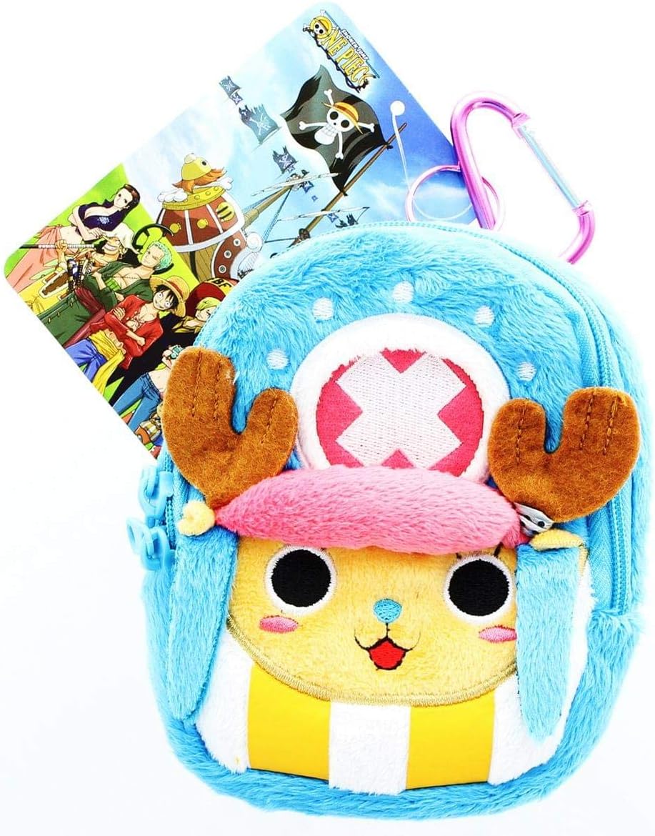 Amazon.com: One Piece - Chopper Plush Case Pouch With Key Holder Type A ...