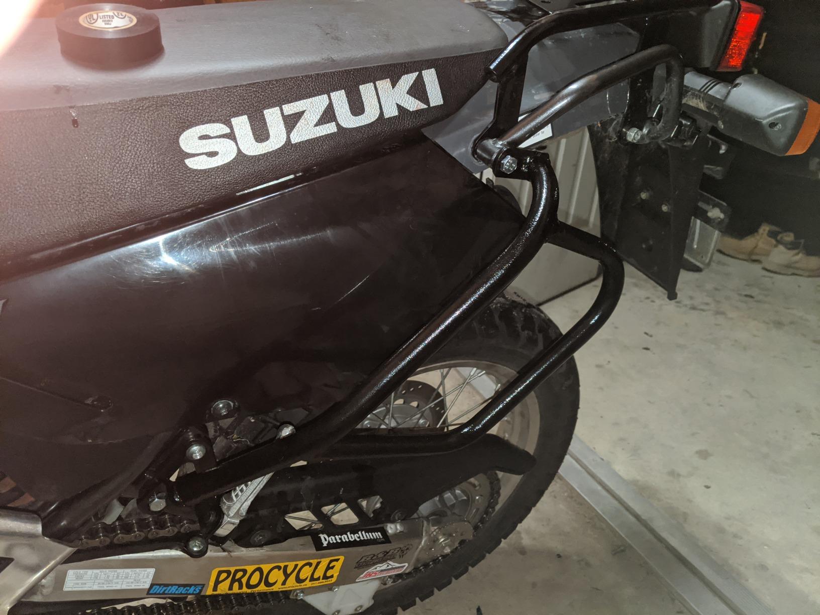 1996-2025 Suzuki DR650 Side Crash Bars – dirtracks.com