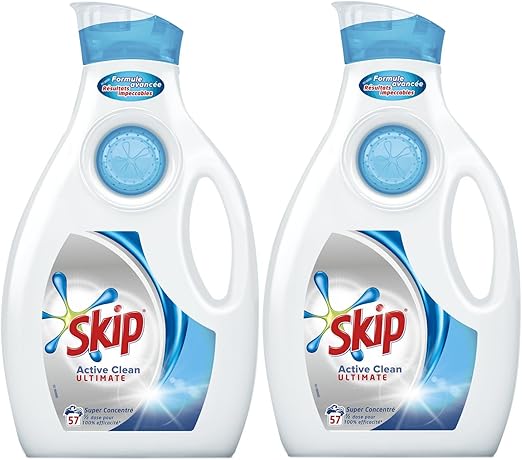 Skip lessive liquide concentrée Ultimate Active Clean 2l 57 lavages ...