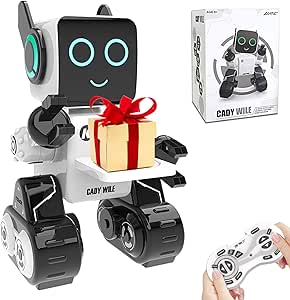 Amazon.com: Robot Toy for Kids, Intelligent Interactive Remote Control ...