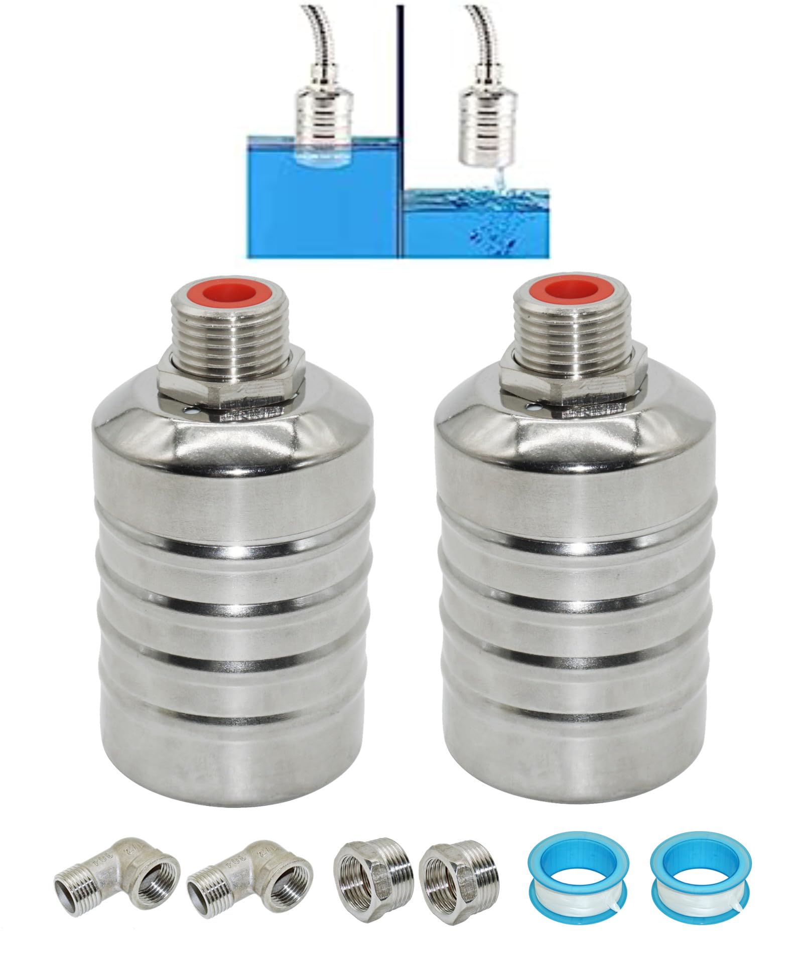 Mua Float Valve,1/2'' 3/4''Fully Automatic Water Level Control Float ...