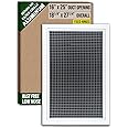 Fits 16x25 Duct Opening | Aluminum Eggcrate Return Air Filter Grille ...