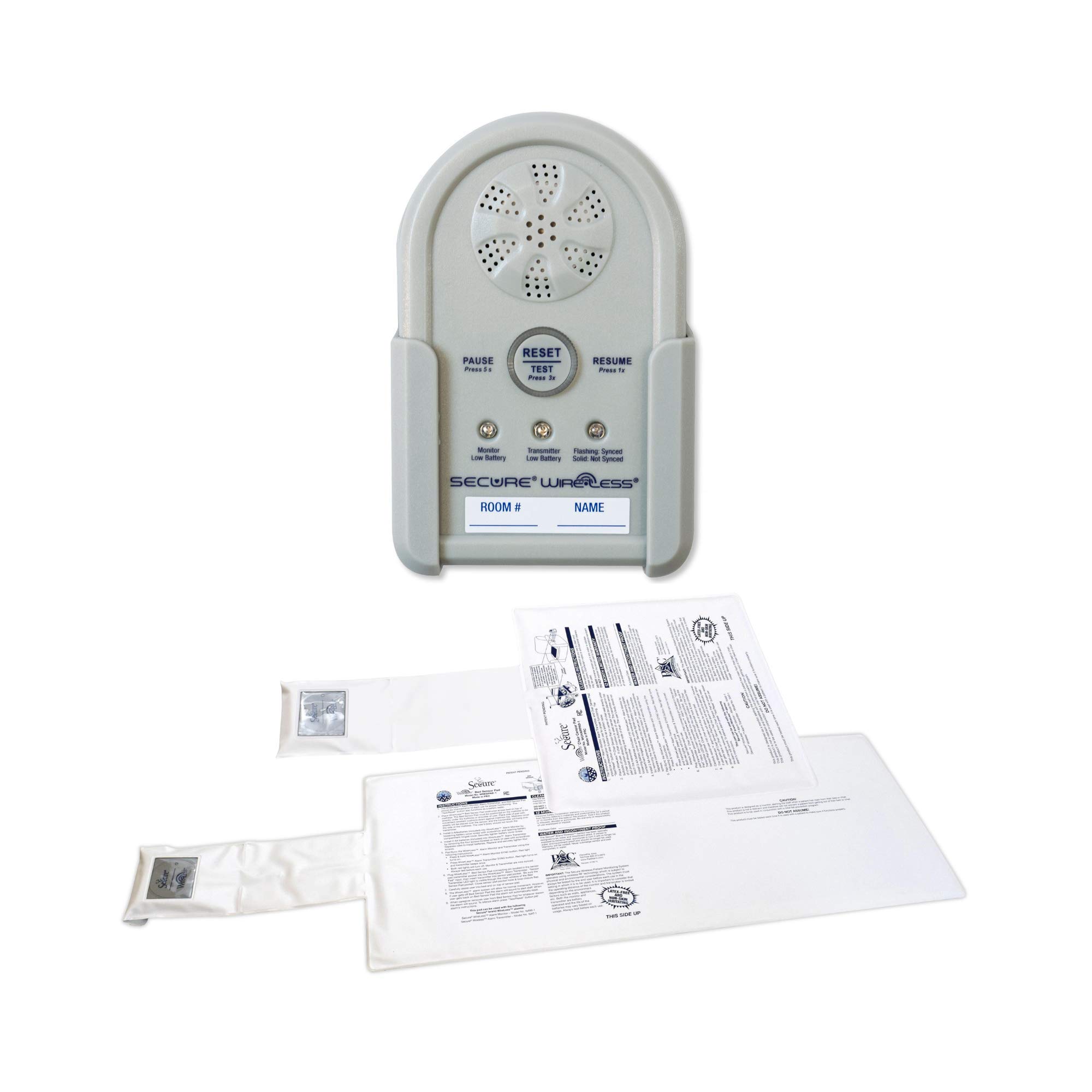 Buy Secure Wireless Bed & Chair Exit Alarm Set for Elderly Fall ...